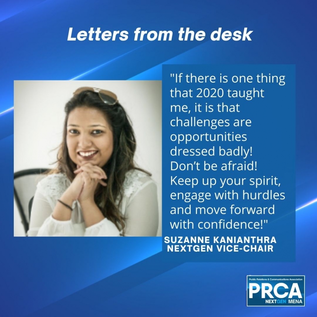 NextGen MENA - Letters from the desk - PRCA MENA