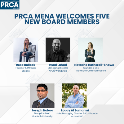 PRCA MENA Welcomes Five New Board Members - PRCA MENA